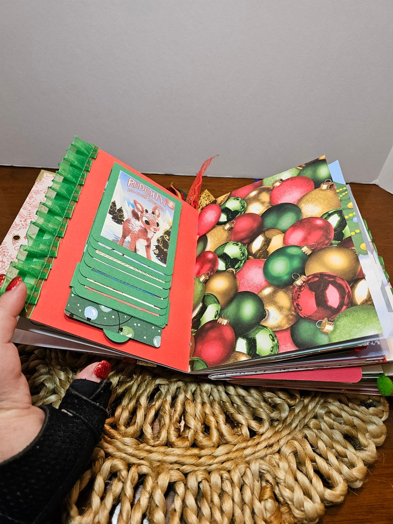 Rudolph the Red Nose Reindeer Little Golden Book Junk Journal - Etsy