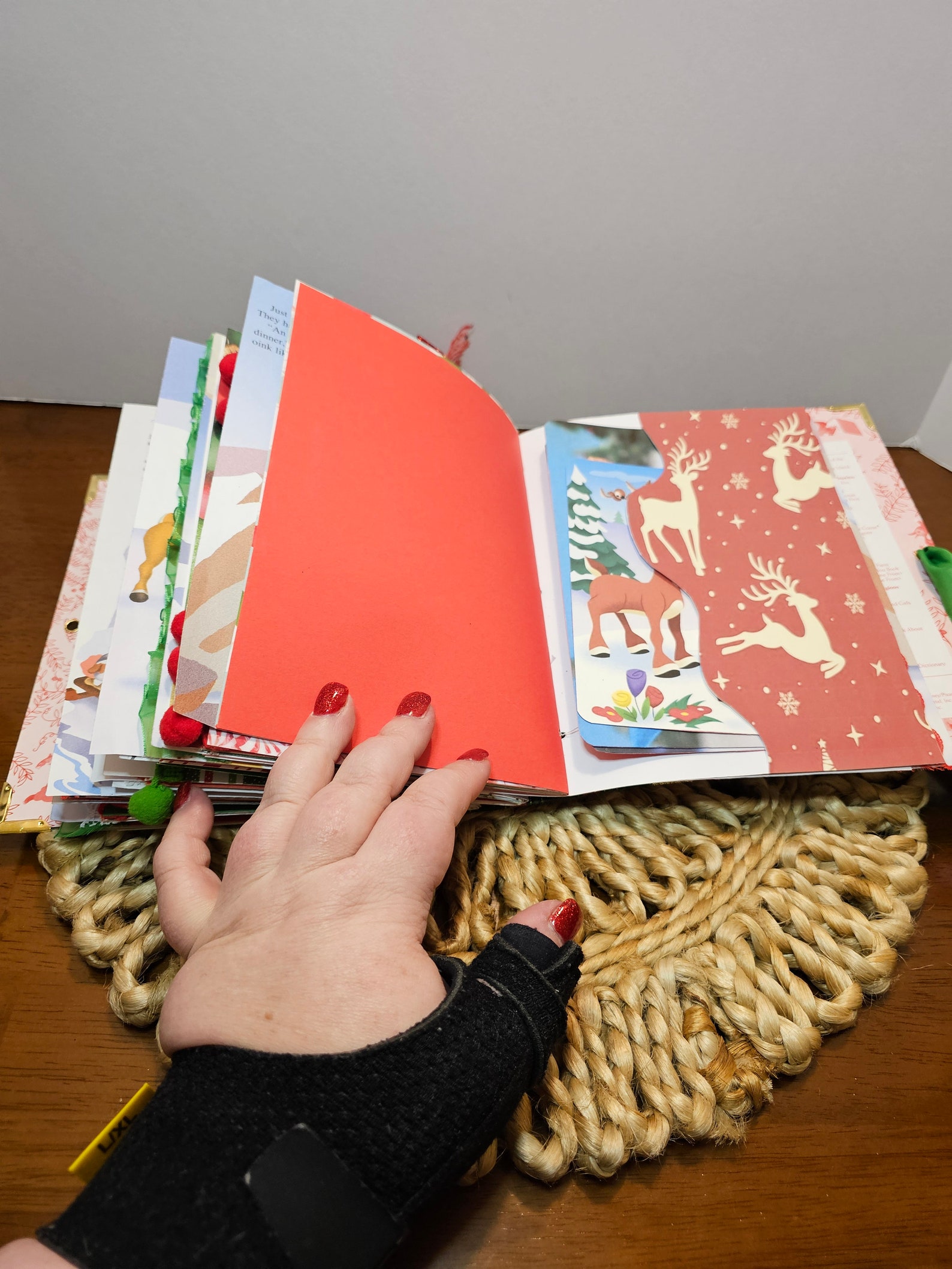 Rudolph the Red Nose Reindeer Little Golden Book Junk Journal - Etsy