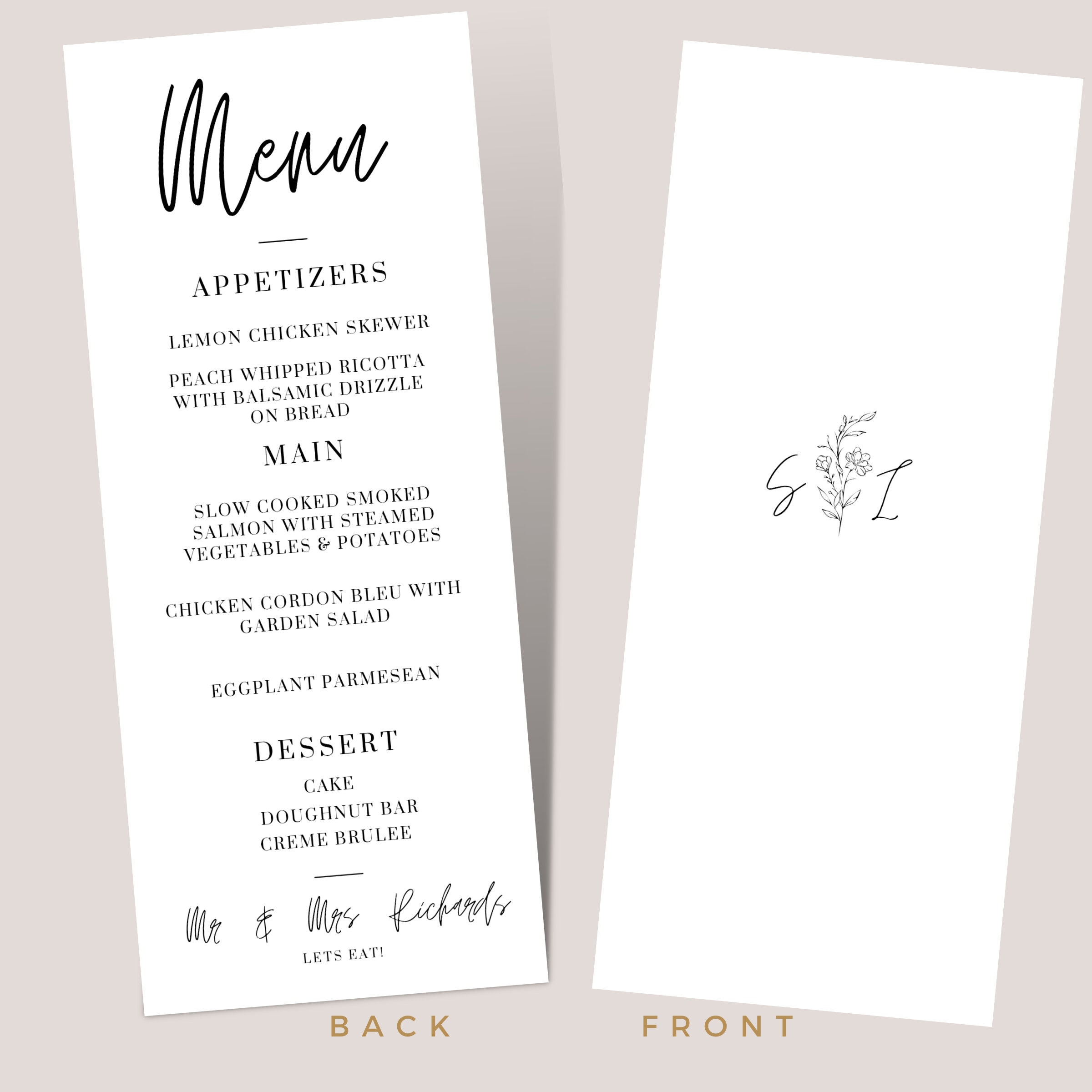 Instant Download Wedding Signage Elegant Fully Editable - Etsy