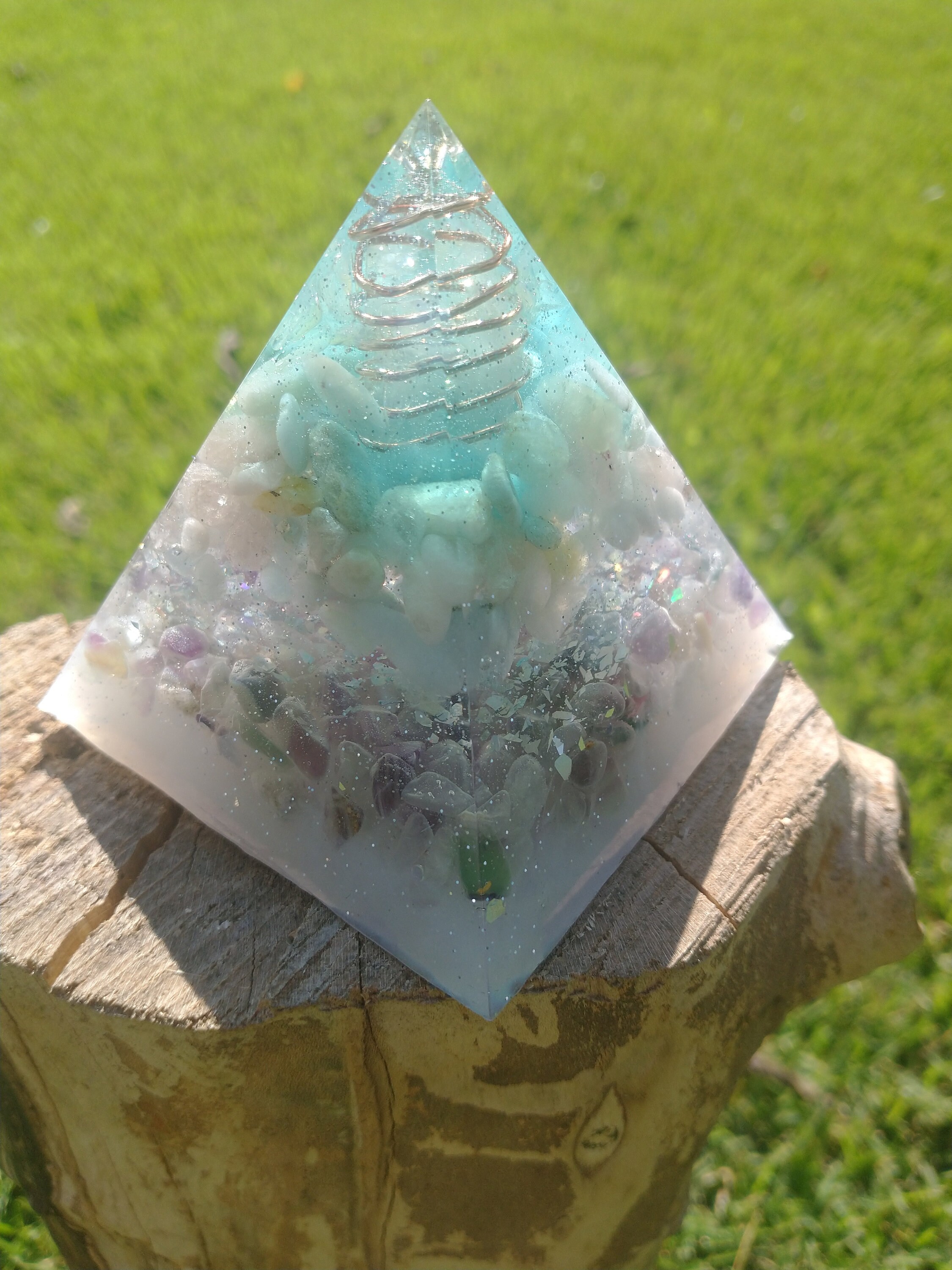 Build Your Own Crystal Pyramid W/ Sacred Geometry - Etsy