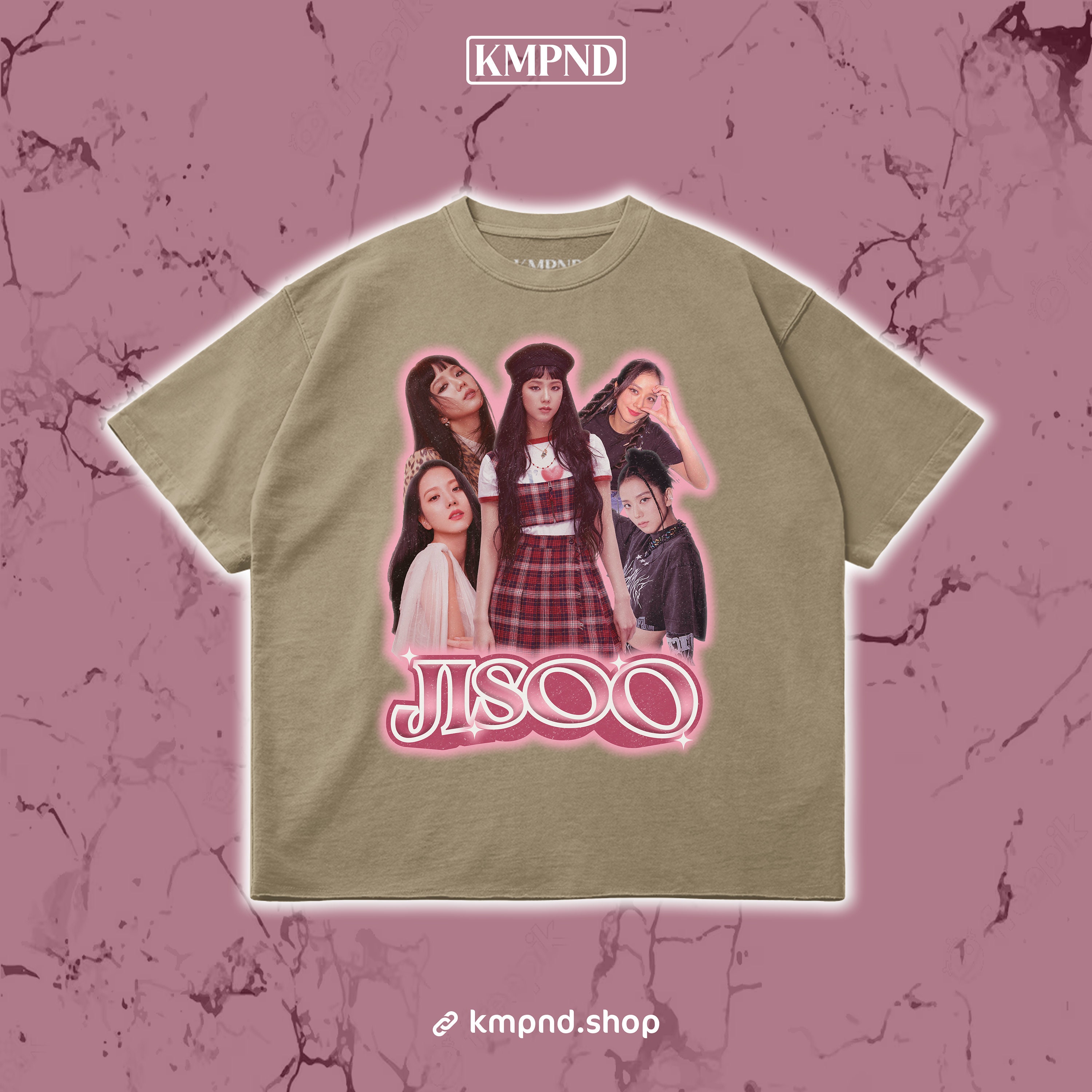 JISOO - BLCKPNK Oversized Raw Hem Shirt - Etsy