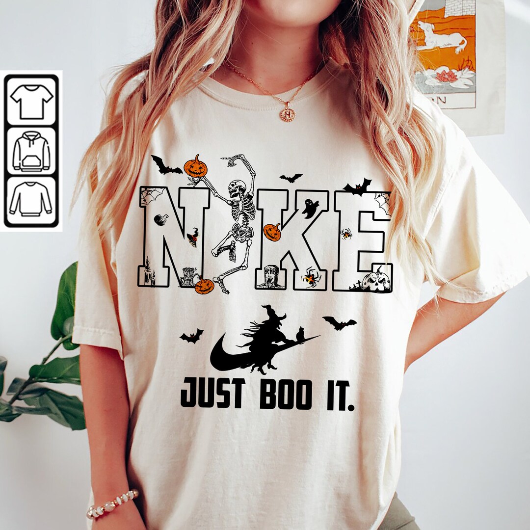 Vintage Halloween Swoosh Shirt Just Boo It Halloween - Etsy