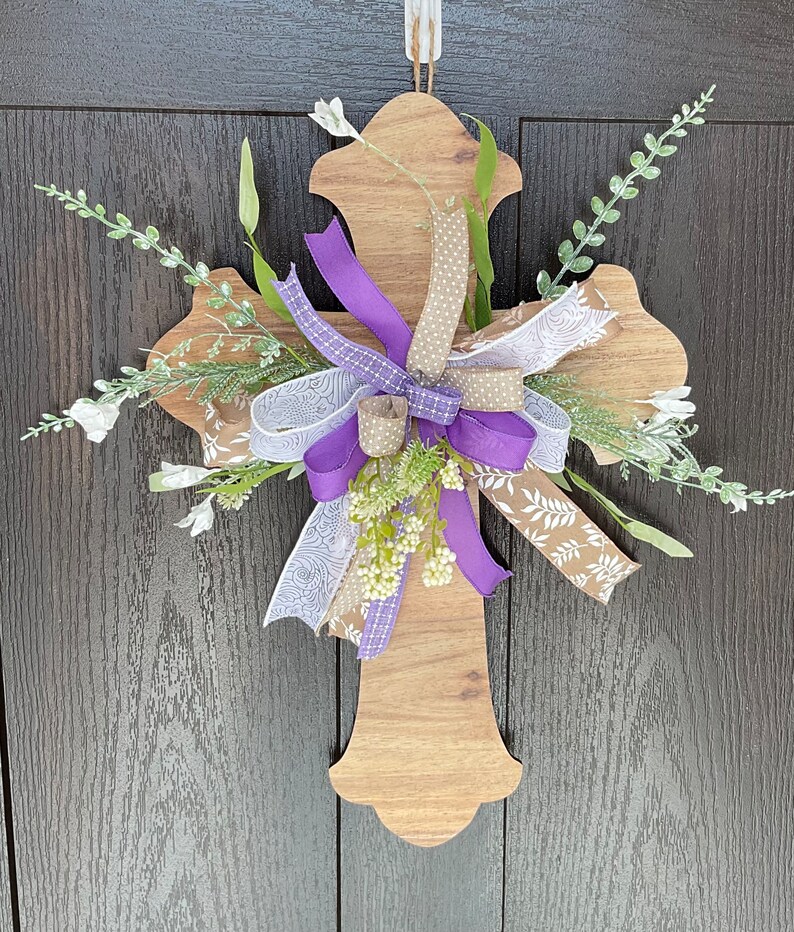Cross, Door Hanger, Easter - Etsy