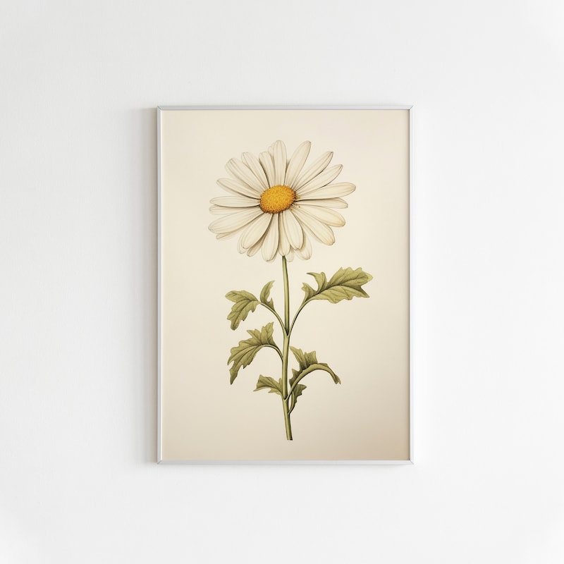 Daisy Print - Etsy