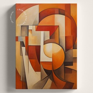 Original Cubism Painting | Cubism Art | Vintage Style Abstract Wall Art ...