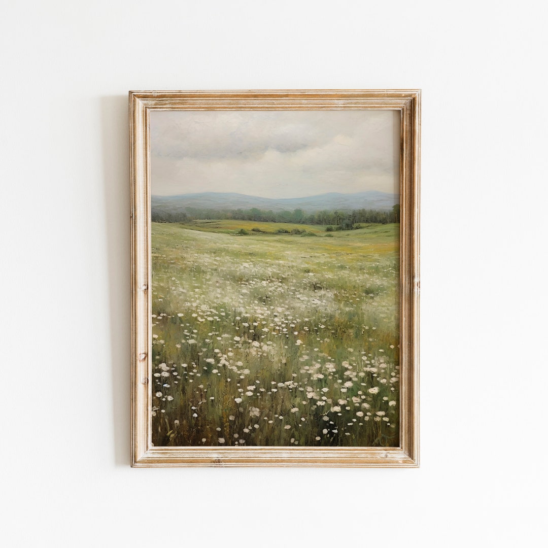 Impressionism Vintage Spring Painting Vintage Wall Art Print Printable ...
