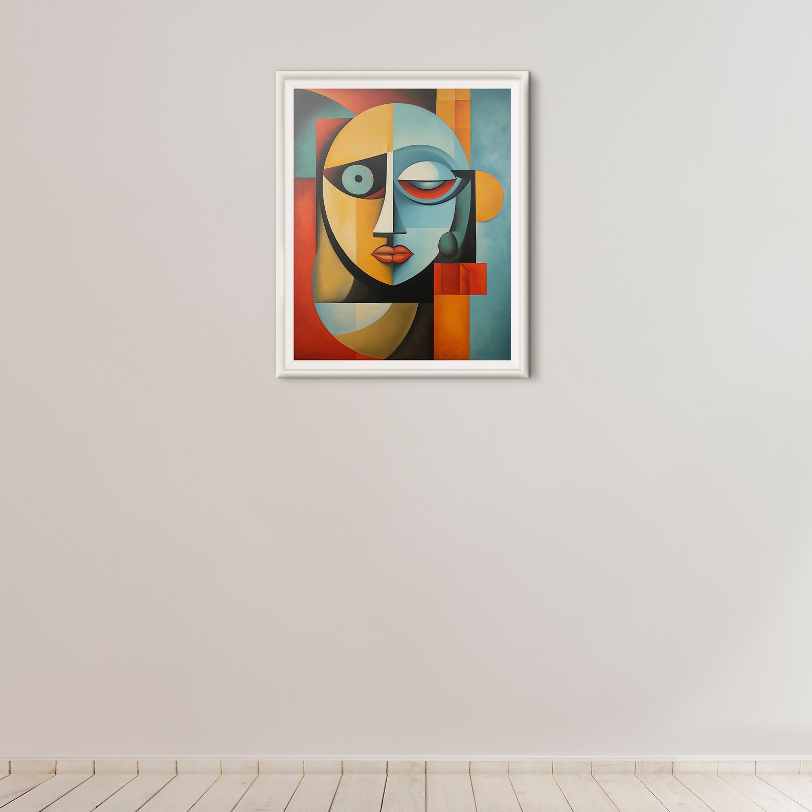 Cubist Art ,vintage Wall, Cubism, Art Print, Oil Painting, Printable ...