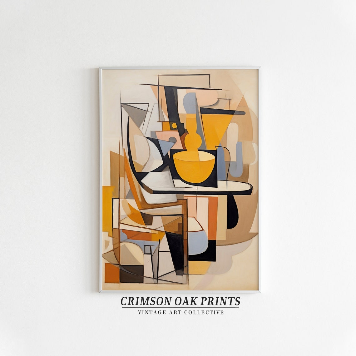 Cubist Art ,vintage Wall, Cubism, Art Print, Oil Painting, Printable ...
