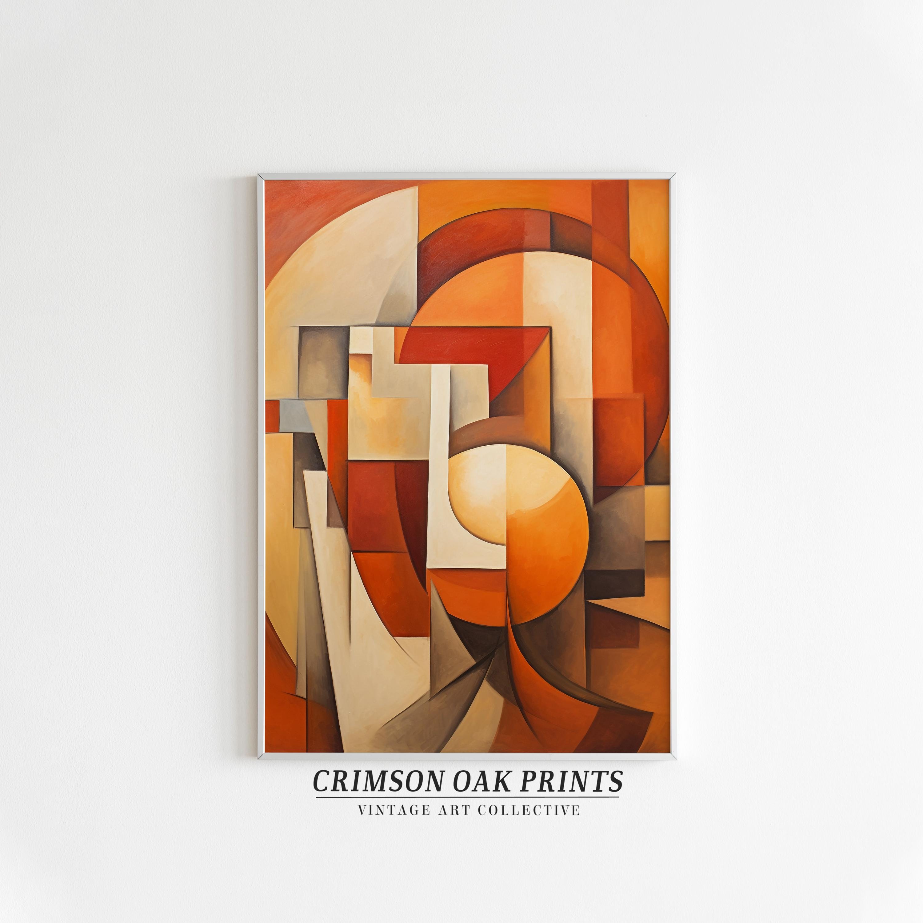 Original Cubism Painting | Cubism Art | Vintage Style Abstract Wall Art ...