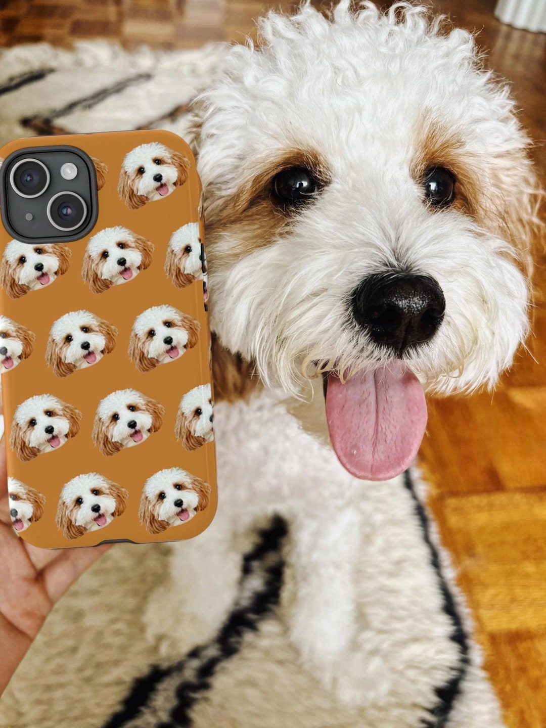 Custom Pet Phone Case Using Pet Photo Dog Face Cat Face Dog Cat Phone ...