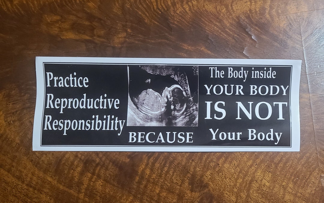 Pro Life Bumper Sticker - Etsy