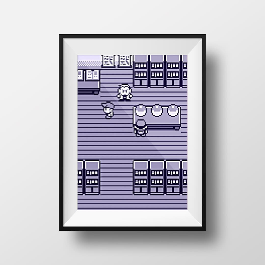 Pokemon Professor Oak Lab Framed Print - Exclusive Artwork for Pokemon ...