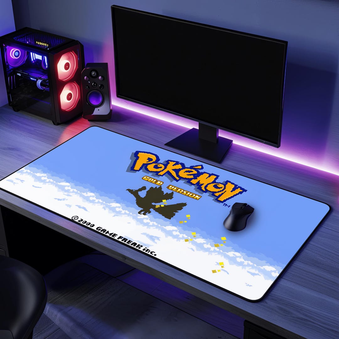 Pokemon Computer Gaming Desk Mat - Mousepad / Pokemon Playmat - 800mm X ...