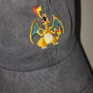 Charizard Pokemon Embroidered Hat - Cap / Charizard Goody Box - Etsy