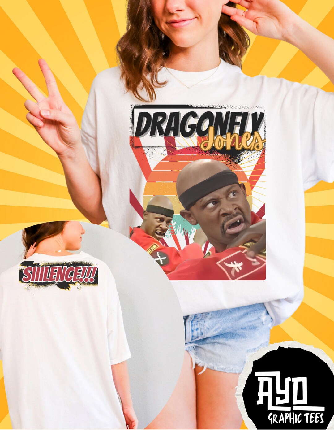Dragonfly Jones Tee Martin Lawrence Shirt 90s TV Show Merch - Etsy