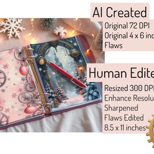 25 Steampunk Christmas Yuletide Digital Papers | Victorian Clockwork ...