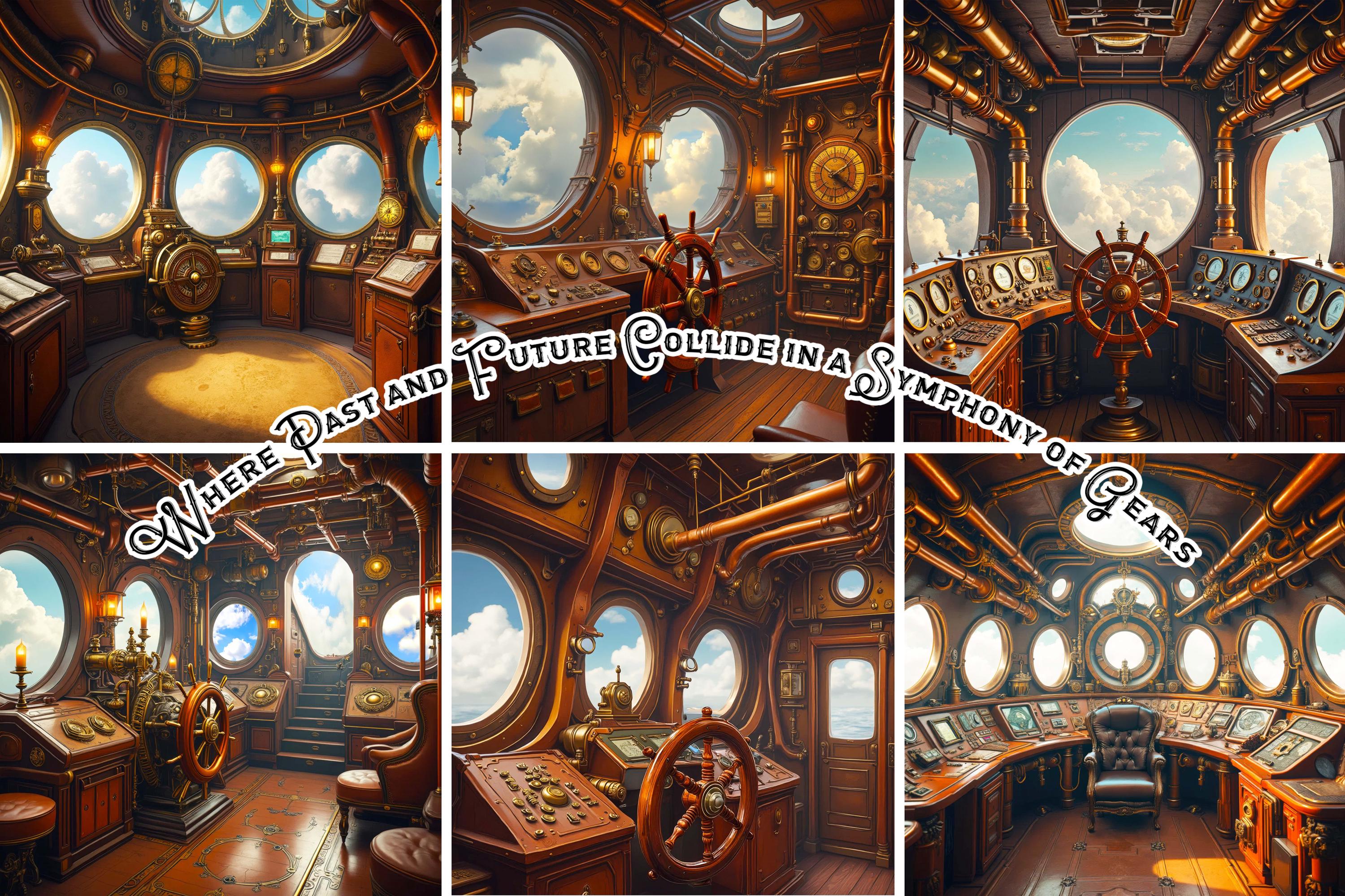 Steampunk Airship Cockpit Interiors - 20 Papers for Former Aeronauts ...
