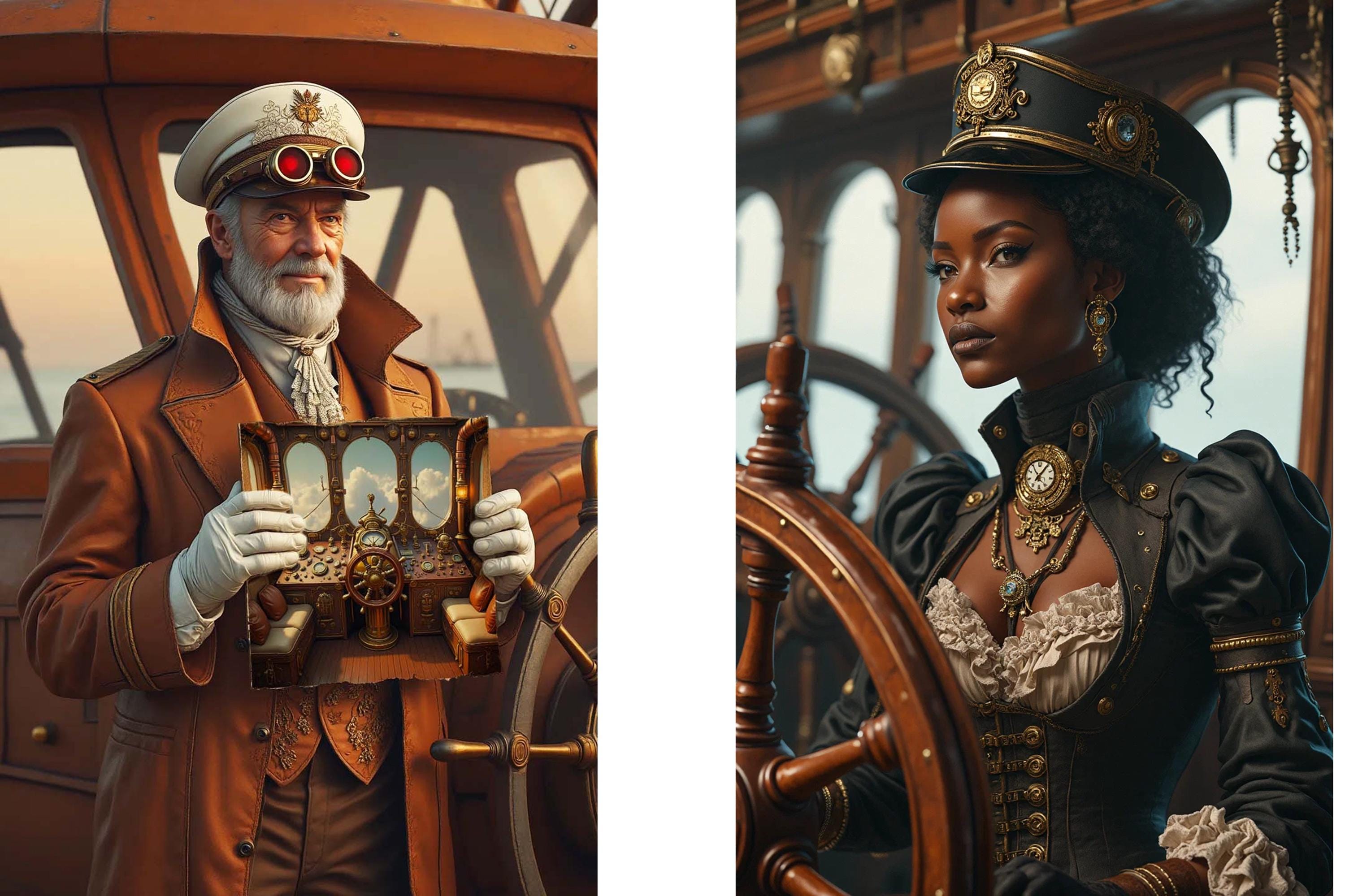 Steampunk Airship Cockpit Interiors - 20 Papers for Former Aeronauts ...