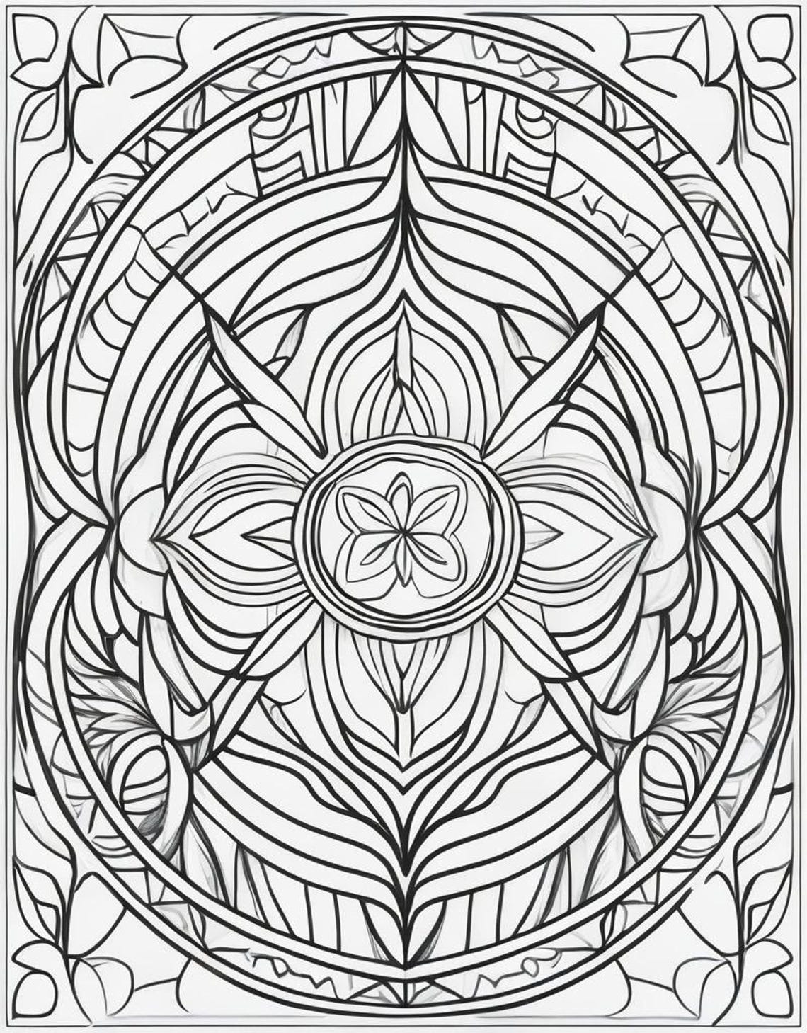 Water Themed Adult Coloring Pages - Etsy