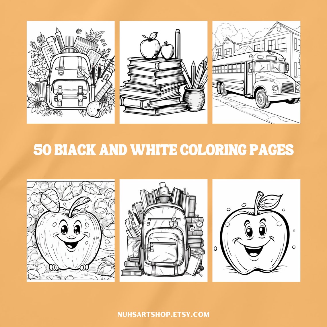 School Coloring Pages for Kids |printable Coloring Pages |school ...