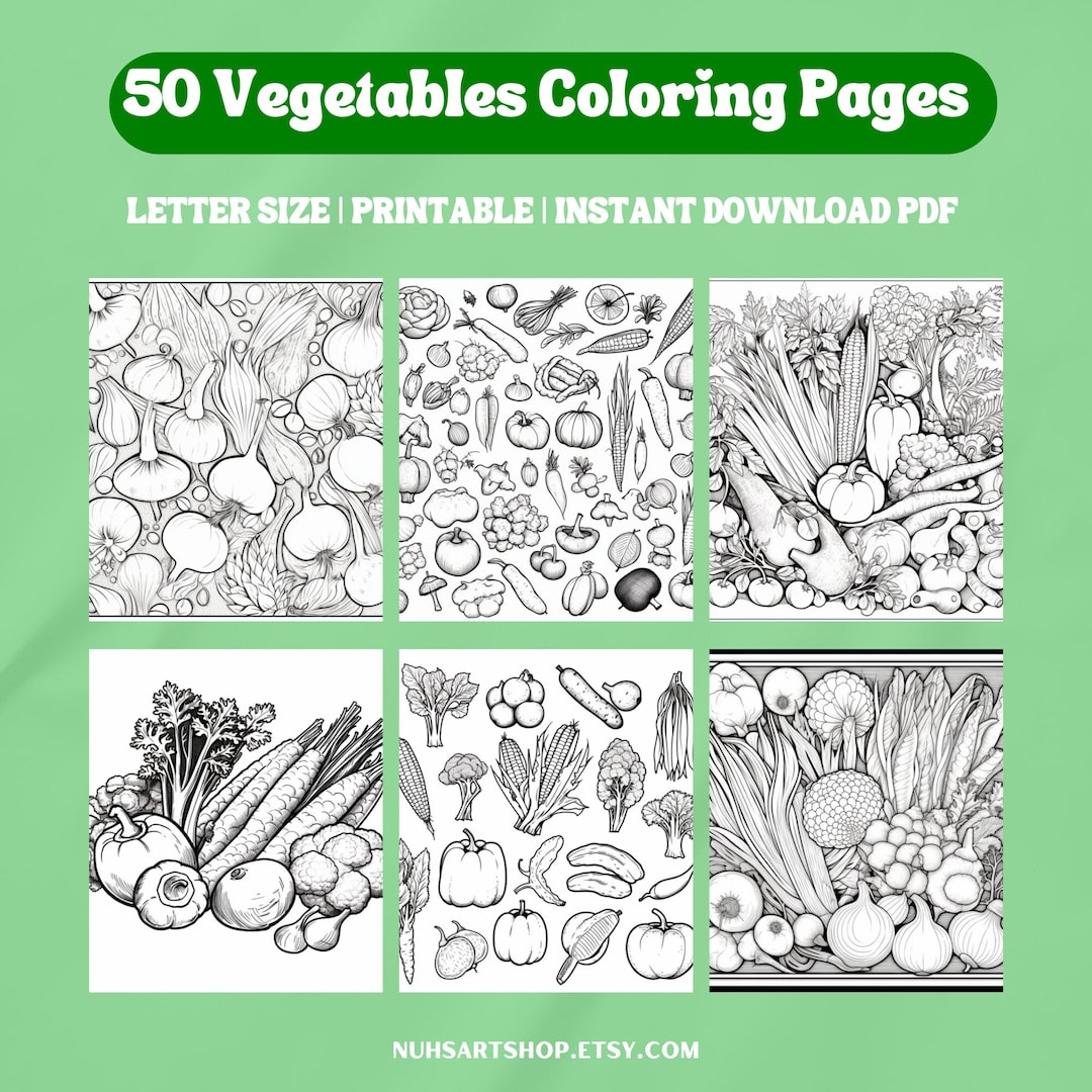 Vegetables Coloring Pages for Kids |printable Coloring Pages ...