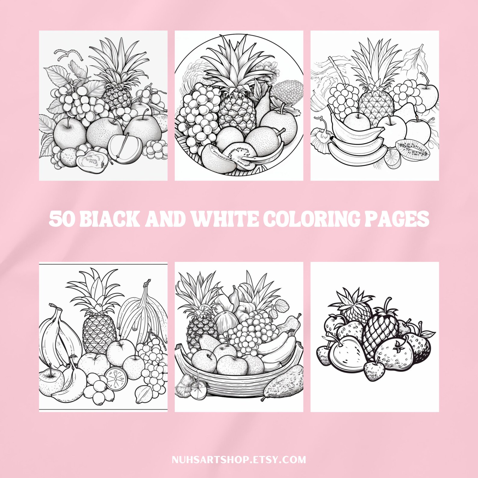 Fruits Coloring Pages for Kids printable Coloring Pages fruits Coloring ...