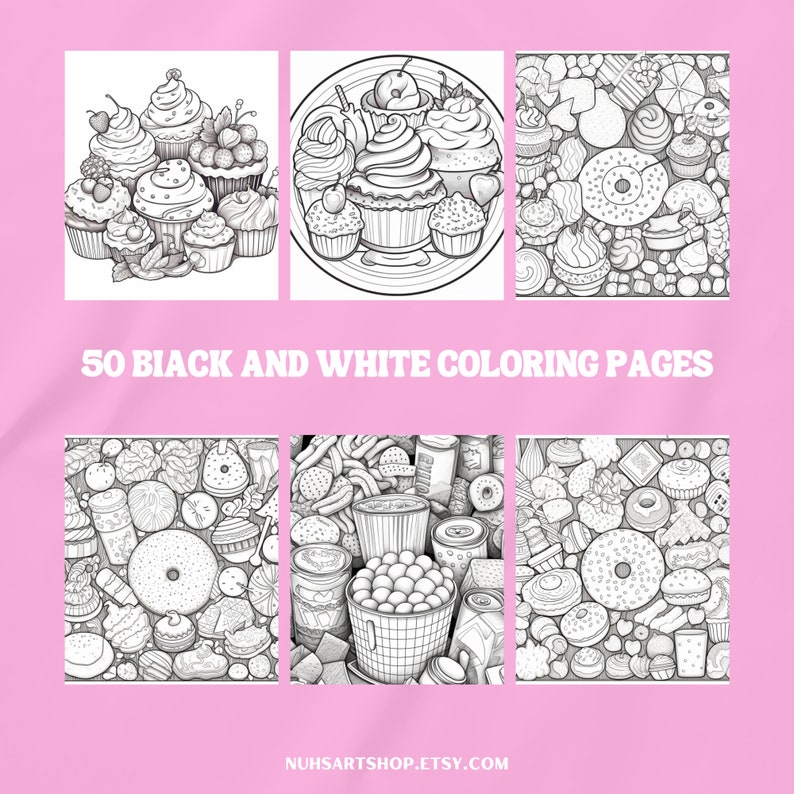 Sweets Coloring Pages for Kids |printable Coloring Pages |sweets ...