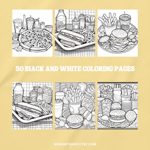 Fast-food Coloring Pages for Kids |printable Coloring Pages |fast Food ...
