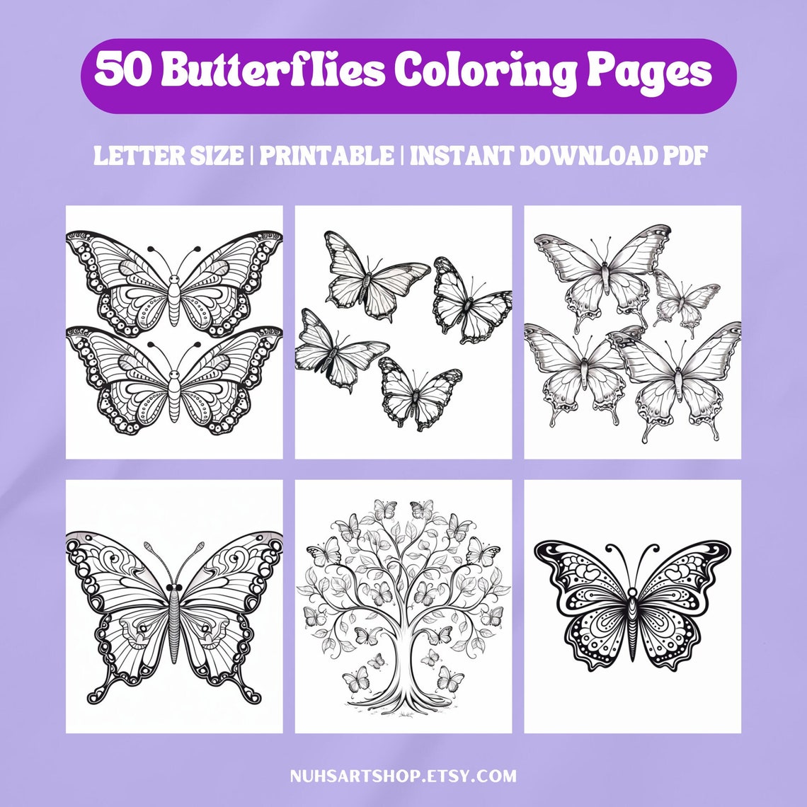 Butterfly Coloring Pages for Kids |printable Coloring Pages |butterfly ...