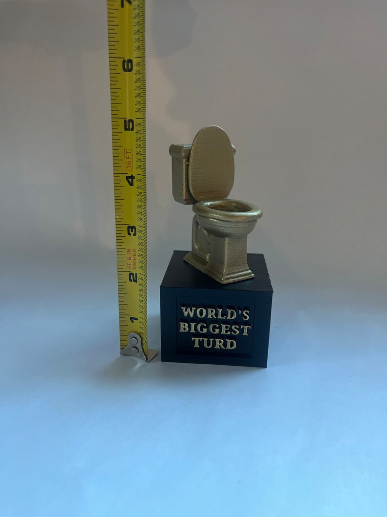 Worlds Biggest Turd Trophy Funny Trophy Funny Gift for Him - Etsy