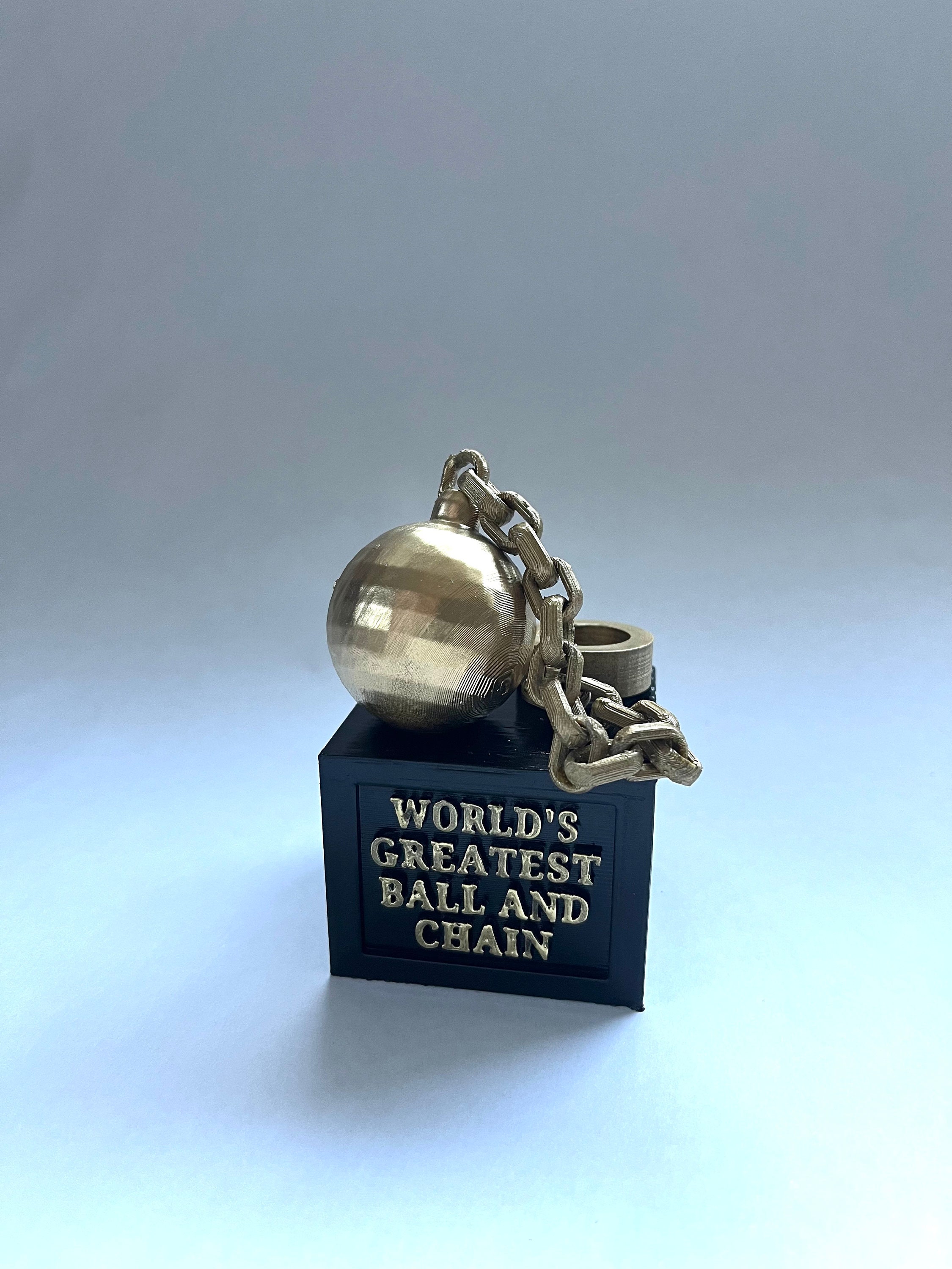Worlds Greatest Ball and Chain Trophy, Funny Trophy, Funny Gift for Him ...