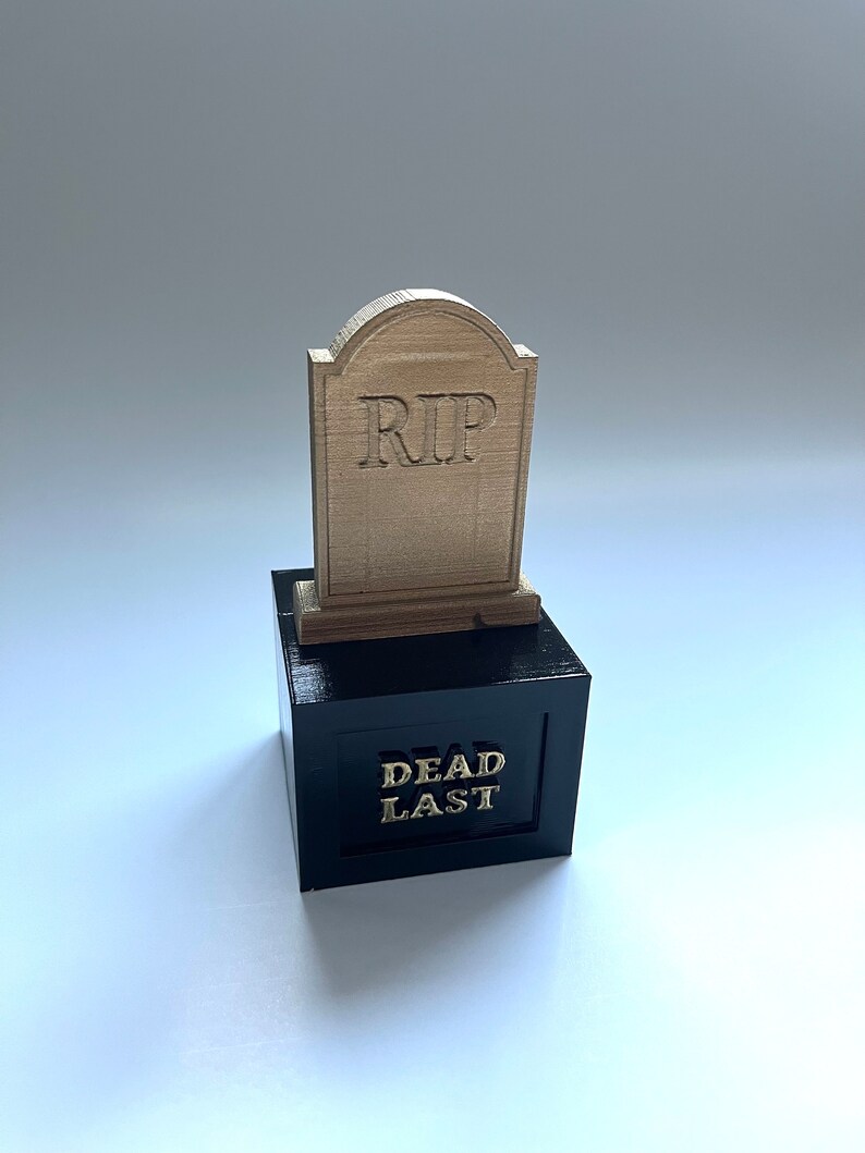 Dead Last Trophy, Funny Trophy, Game Night Award, Gag Gift, Loser ...