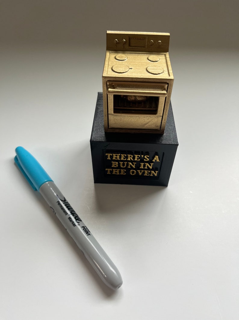 Bun in the Oven Trophy, Funny Trophy, Pregnancy Announcement, Baby Bump ...