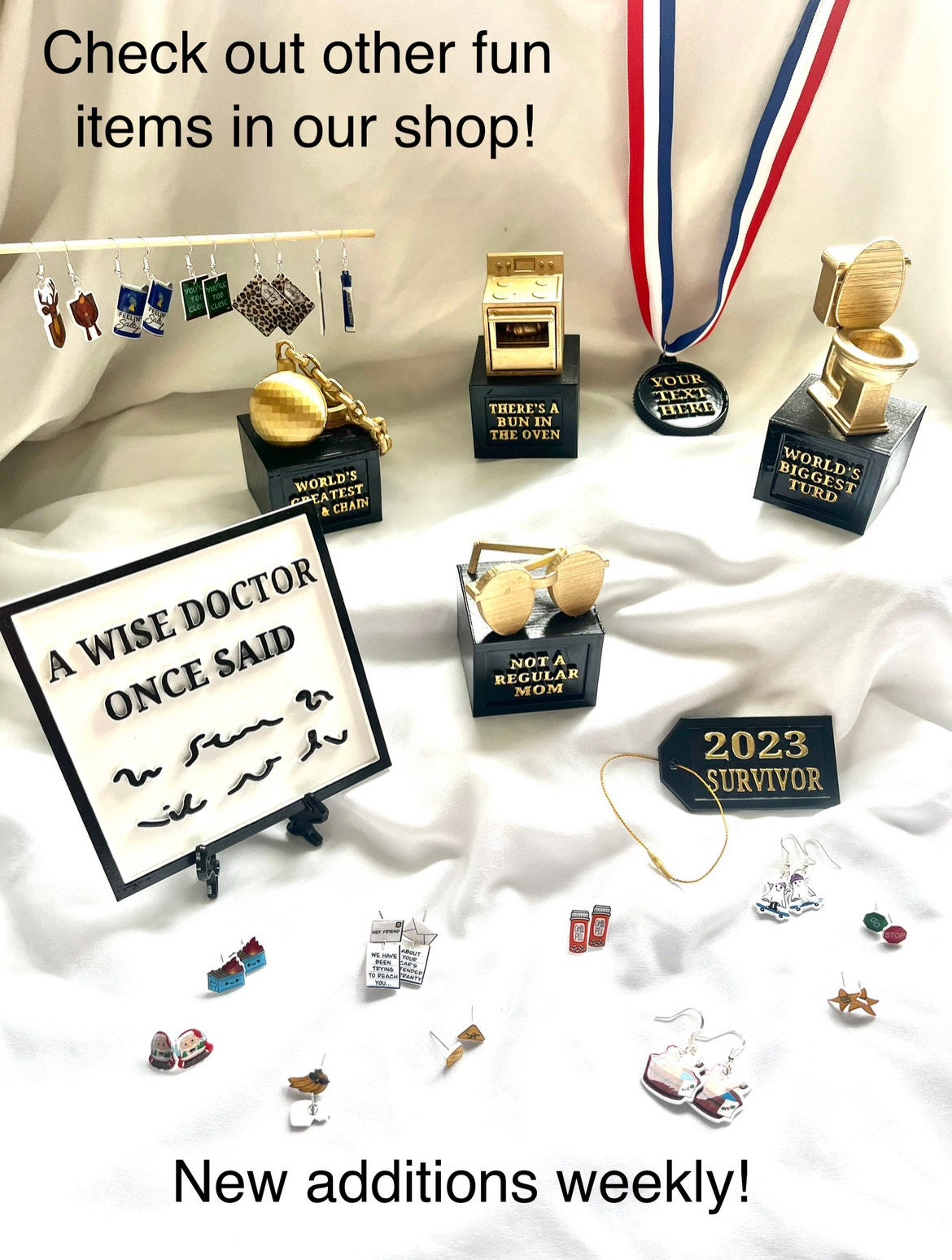 Bun in the Oven Trophy, Funny Trophy, Pregnancy Announcement, Baby Bump ...