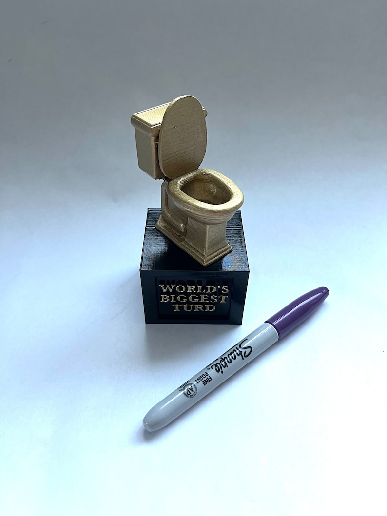 Worlds Biggest Turd Trophy, Funny Trophy, Funny Gift for Him, Gag Gift ...