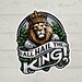 All Hail the King - Lion Sticker, Funny Stickers, Laptop Stickers, Cute ...