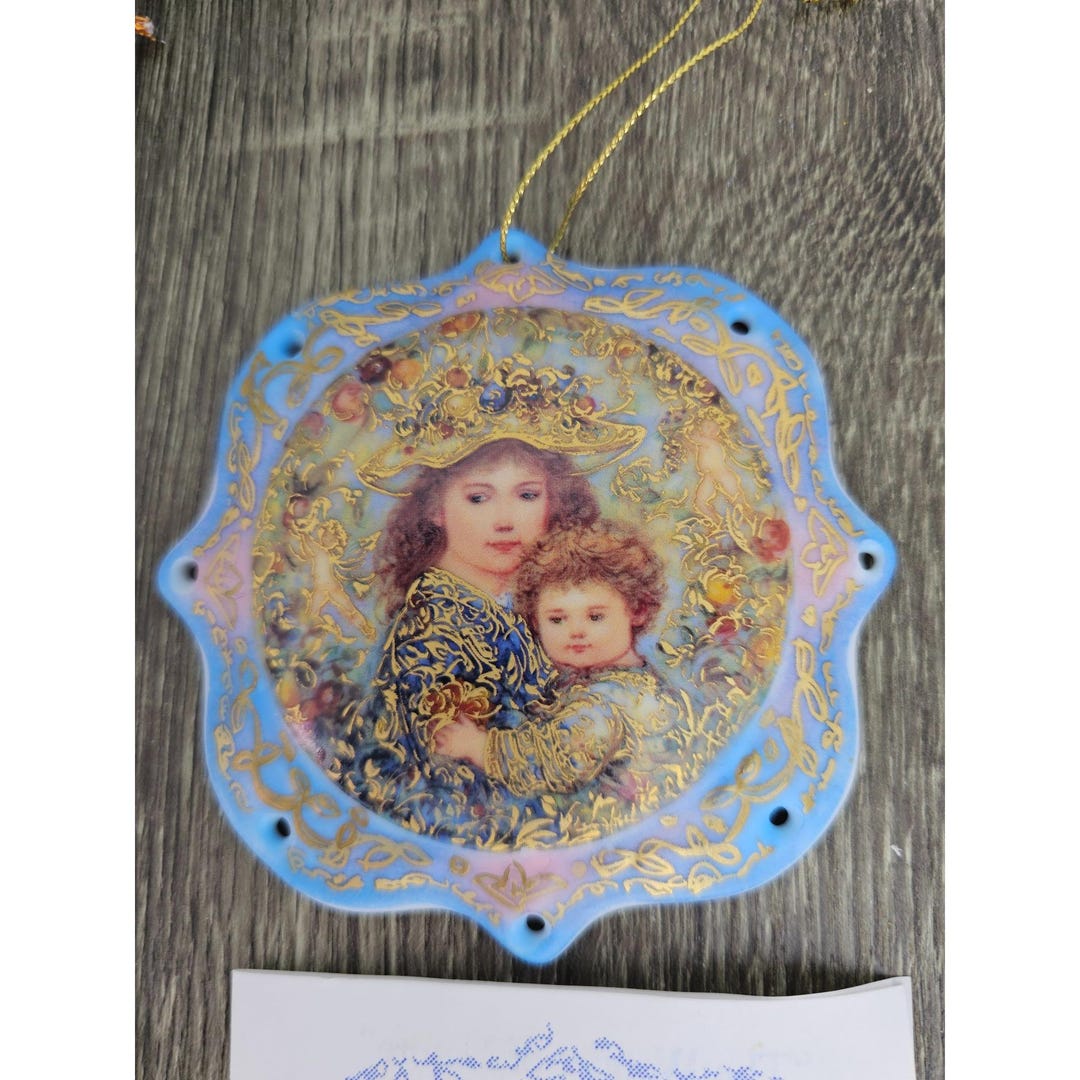 Vintage 1996 the Wonder of Nature Ornament Edna Hibel - Etsy