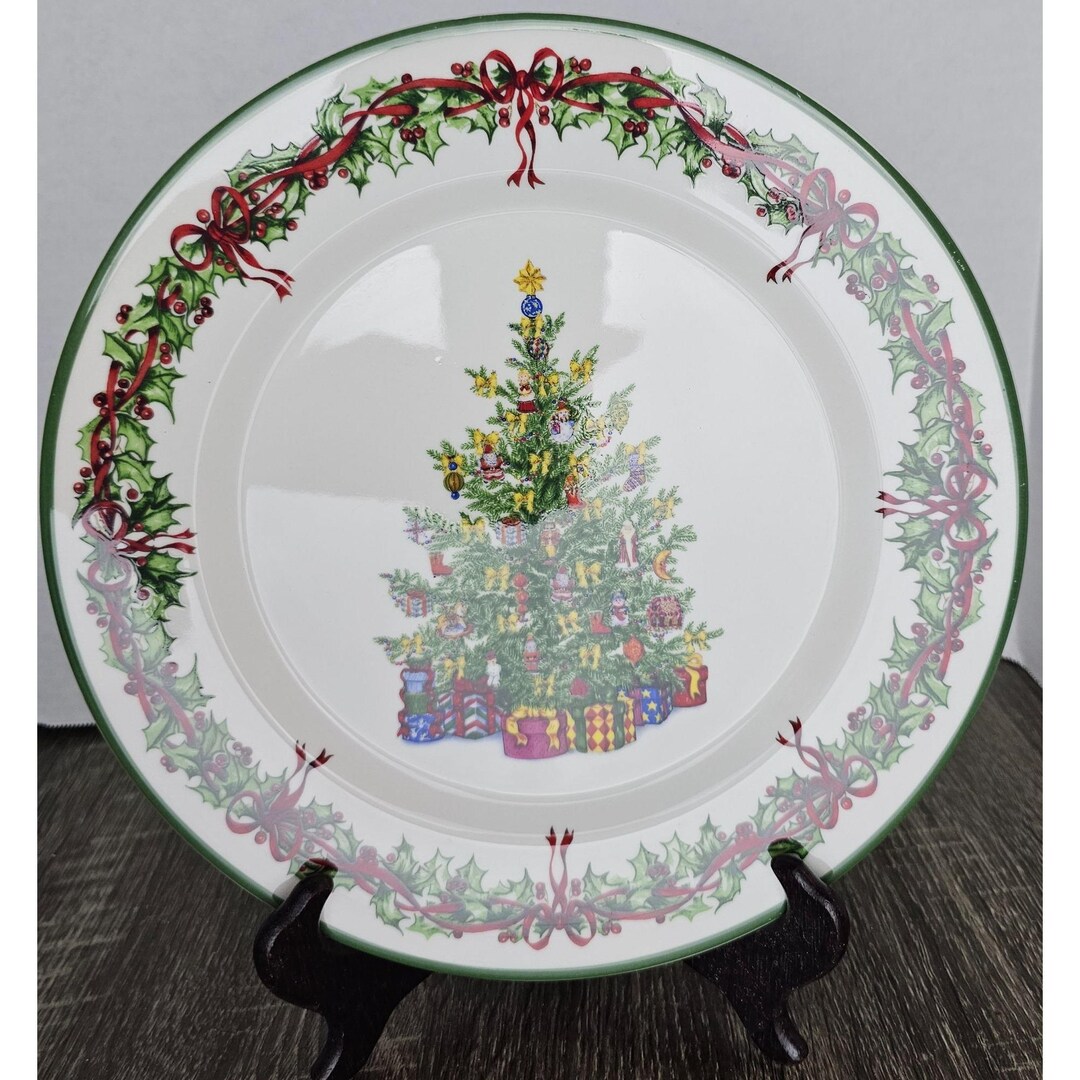 Vintage Traditions Holiday Celebrations Christopher Radko Serving Plate ...