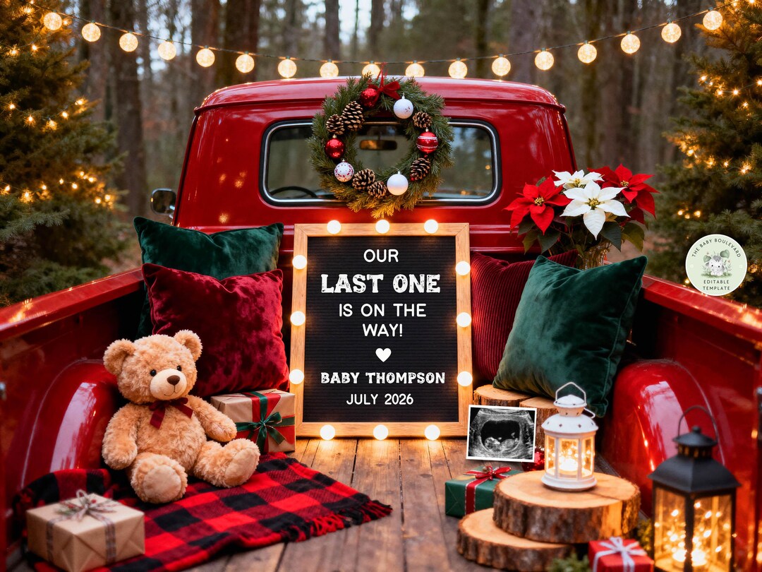 Last One Christmas Pregnancy Announcement, Grand Finale Baby Reveal ...