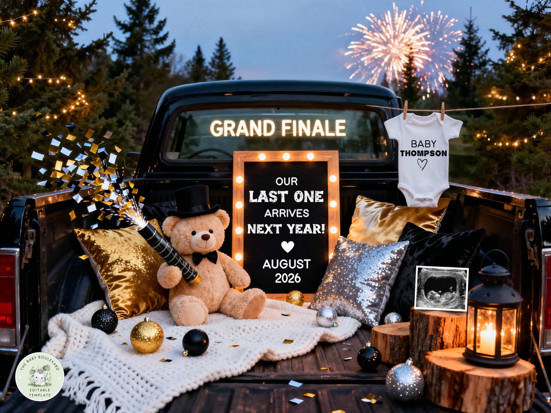 Last One New Year's Eve Pregnancy Announcement, Grand Finale Baby ...