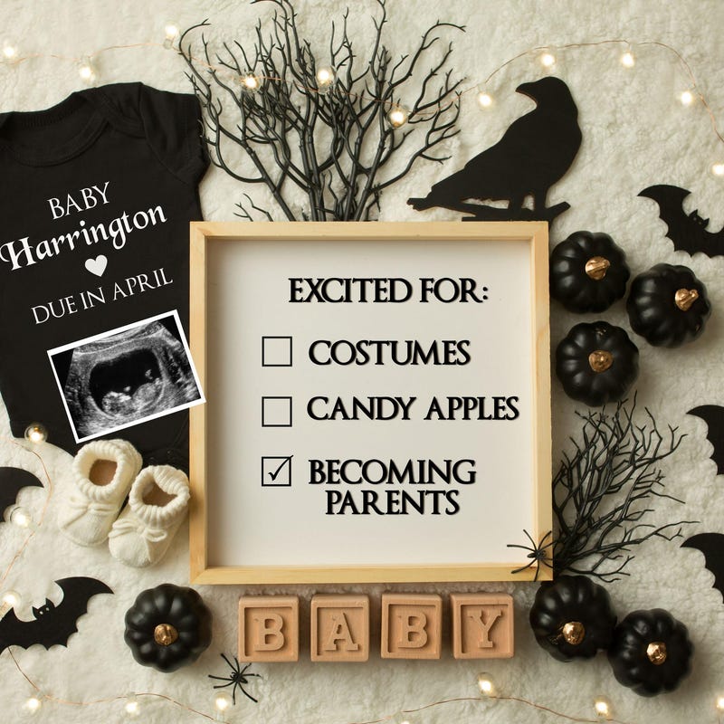 October Baby Announcement - Etsy