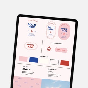 Social Haus Logo Template - Etsy