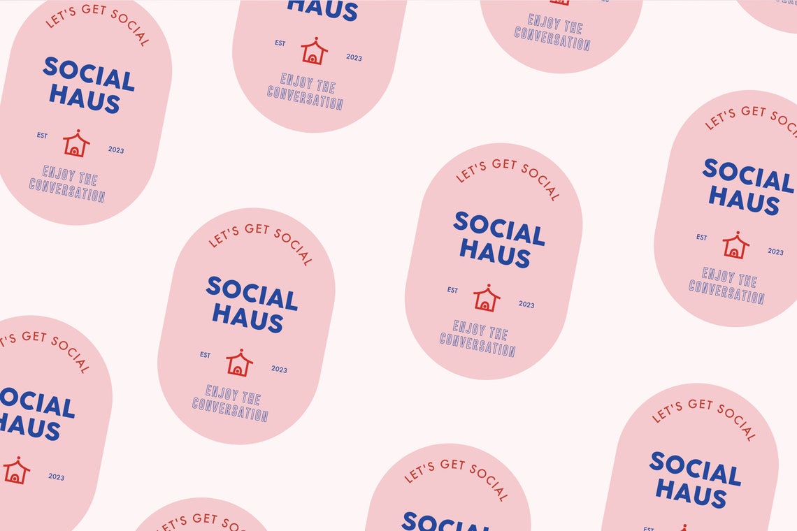 Social Haus Logo Template - Etsy
