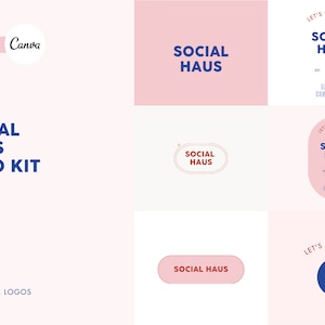 Social Haus Logo Template - Etsy