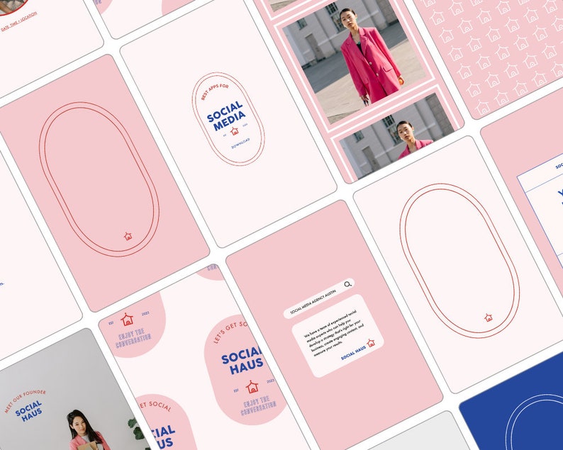 Social Haus Social Bundle Templates Editable in Canva - Etsy