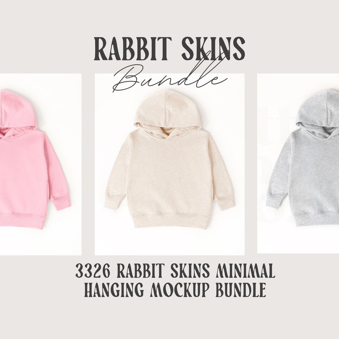 Rabbit Skins 3326 Hoodie Mockup BUNDLE Kids Hoodie Mockup Bundle ...