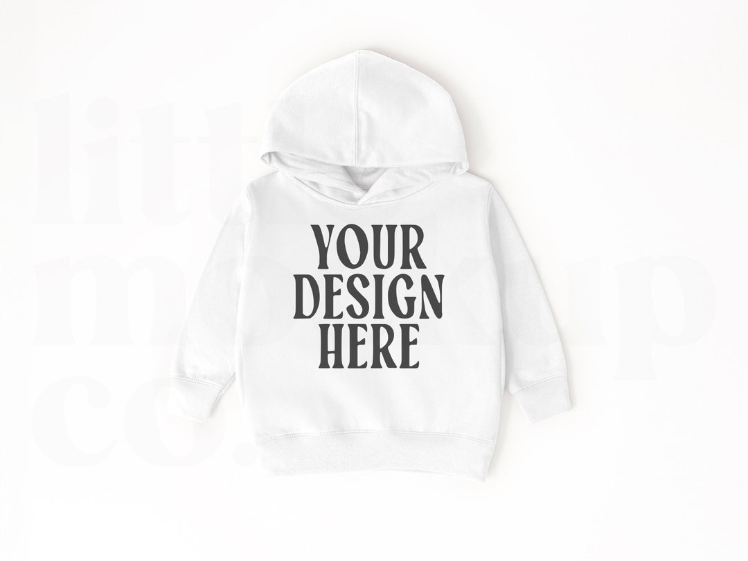 White Rabbit Skins 3326 Hoodie Mockup | Kids Hoodie Mockup | Toddler ...