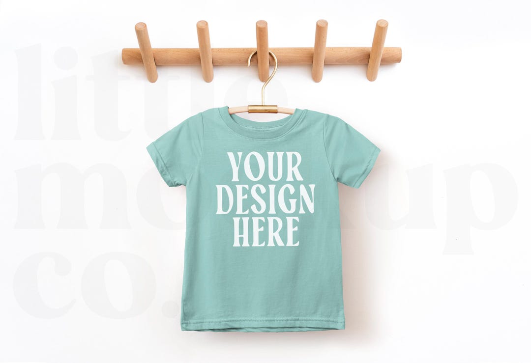 Saltwater Rabbit Skins 3321 Toddler Fine Jersey T-shirt Mockup | Front ...