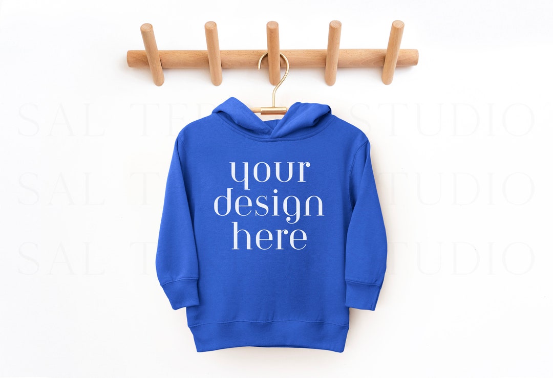 Royal Rabbit Skins 3326 Hoodie Mockup | Toddler Pullover Fleece Hoodie ...