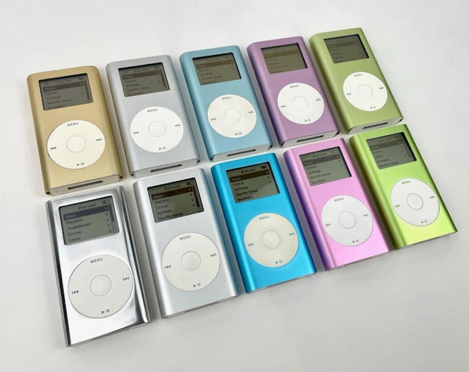 4GB Apple Ipod Mini 1st Generation A1051 W/ Wolfson DAC! (blue, Green ...
